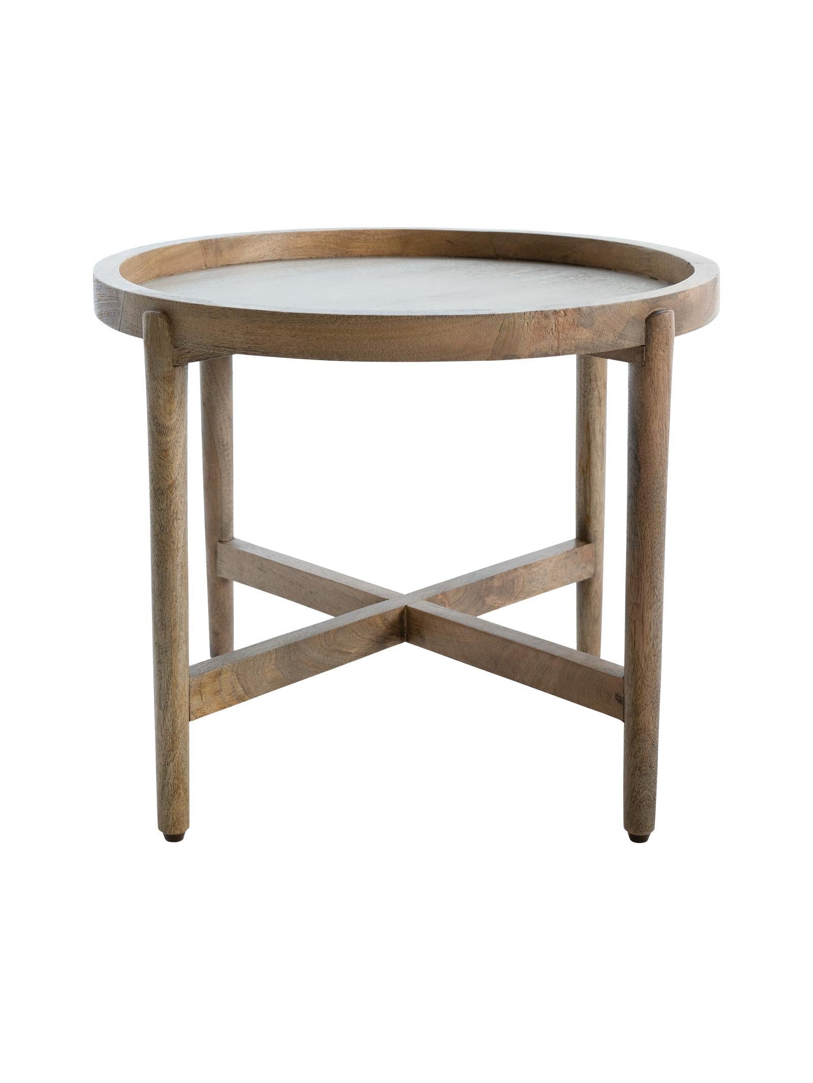 Essence Side Table - Solid Mango Wood | In Stock & Ready to Ship ...