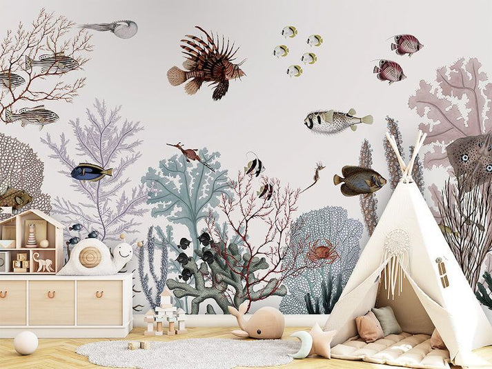 Roaring Reef Wallpaper Mural